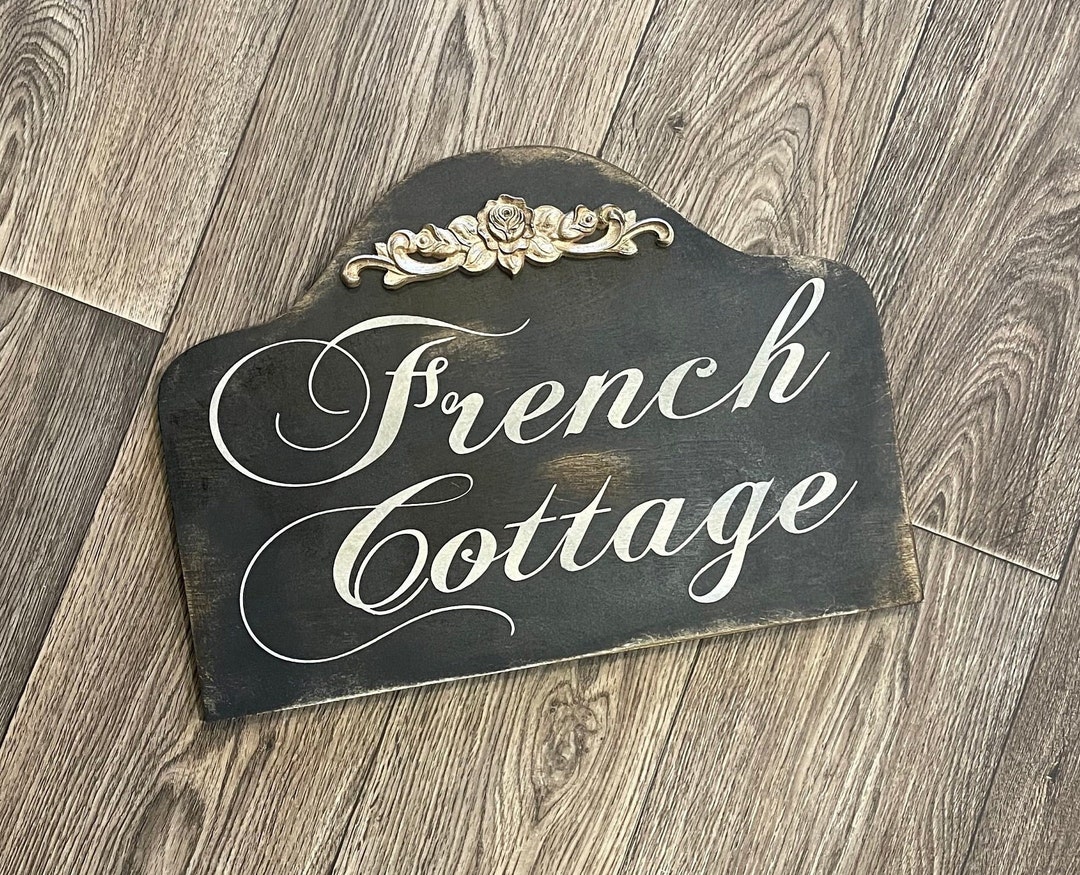 French Country Sign / French Cottage Sign / Farmhouse Sign / - Etsy