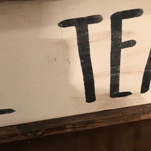 Coffee Tea Wine Sign / Farmhouse Sign / Farmhouse Wall Decor / Modern ...