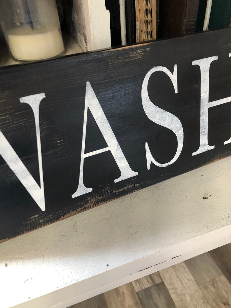 Washroom Sign / Laundry Sign / Rustic Laundry Sign / Wash and - Etsy