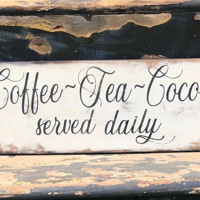 Tea Sign - Etsy