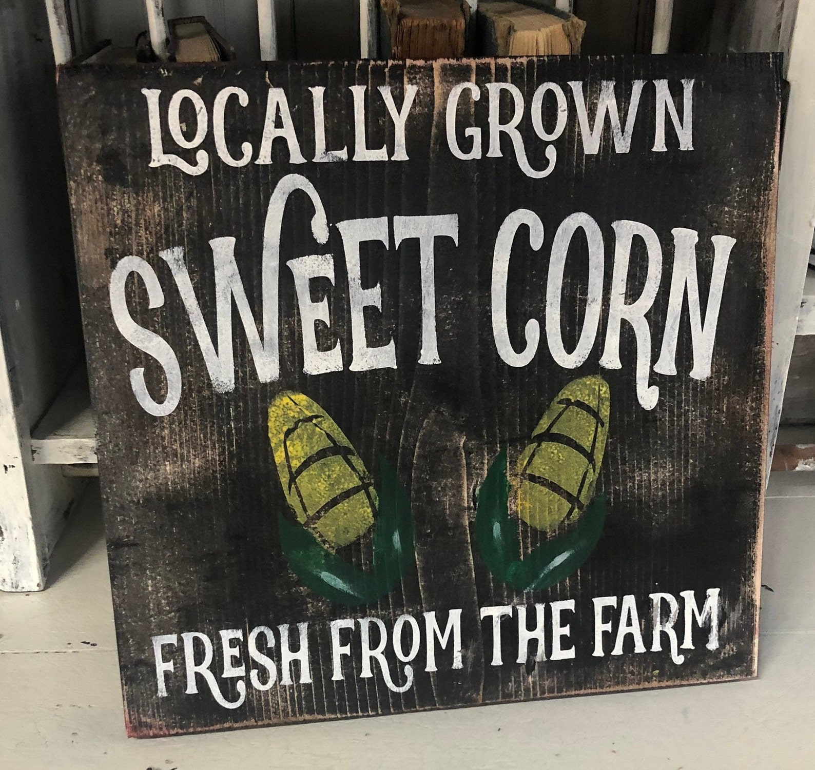 Sweet Corn Sign / Farmhouse Sign / Produce Sign / Sweet Corn | Etsy