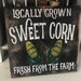 Sweet Corn Sign / Farmhouse Sign / Produce Sign / Sweet Corn for Sale ...