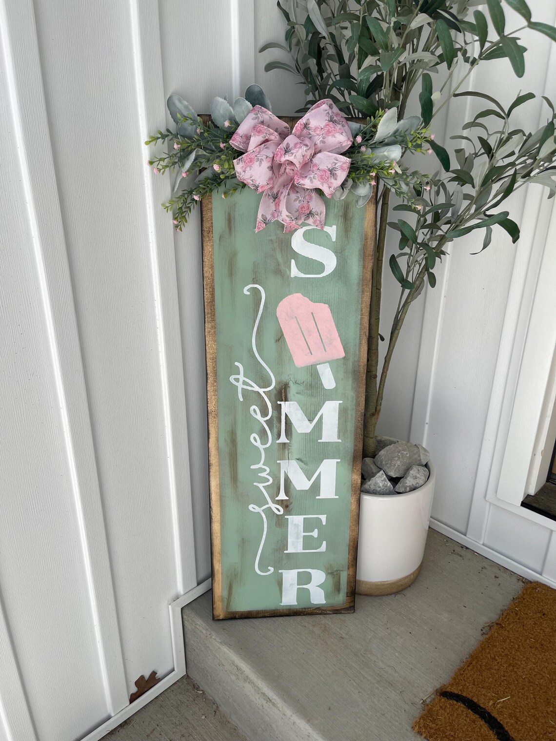Summer Sign / Popsicle Sign / Sweet Summer Sign / Farmhouse Sign ...