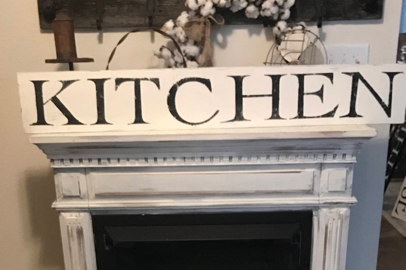 Kitchen Sign / Farmhouse Sign / Distressed Farmhouse Decor / - Etsy