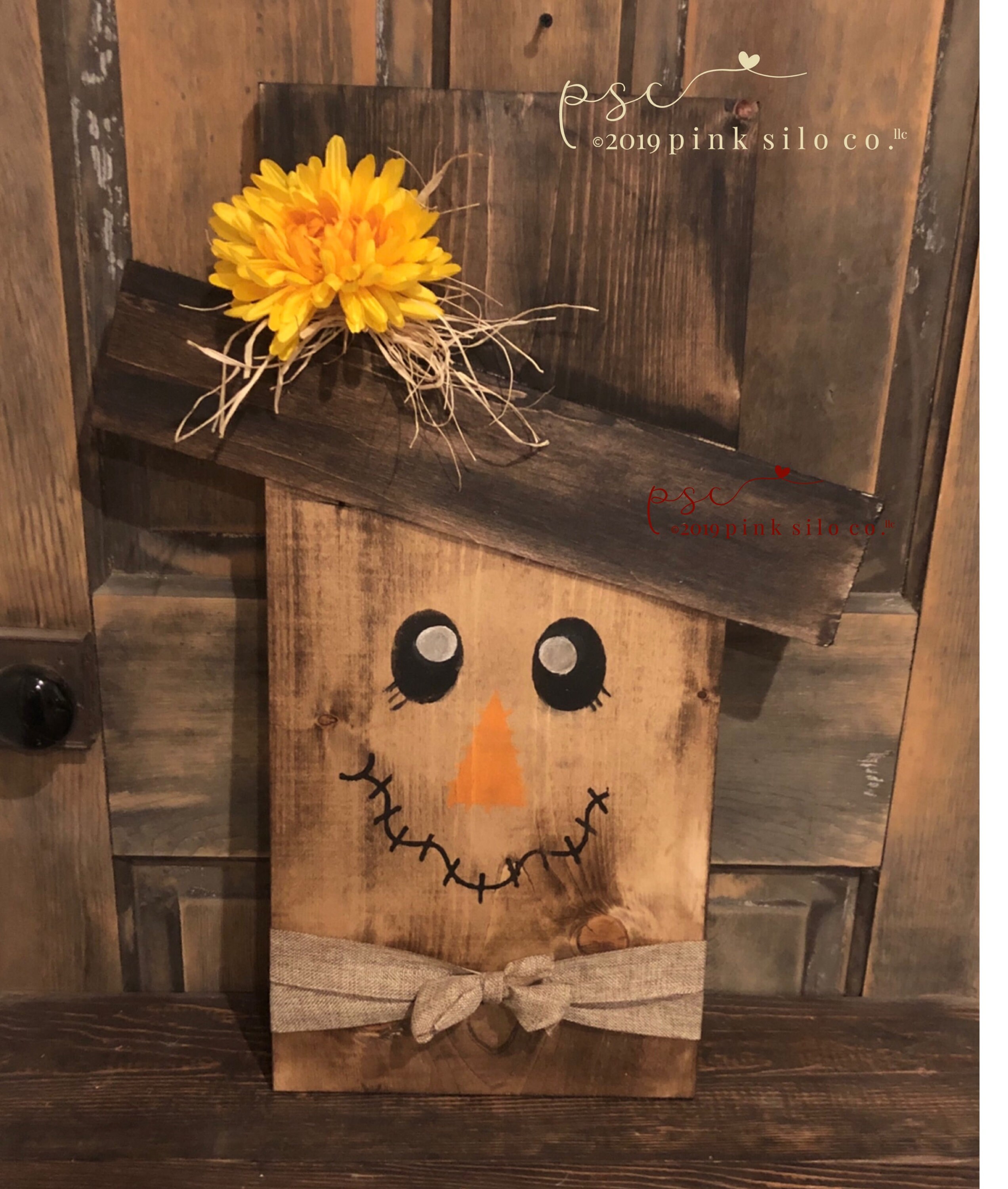 Rustic Wood Scarecrow