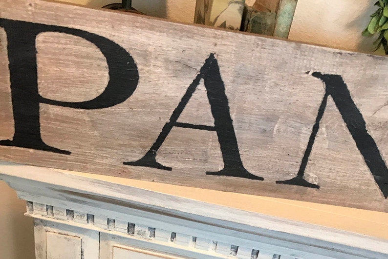 Pantry Sign / Large Wood Sign/ Country Farmhouse Wall Decor / - Etsy