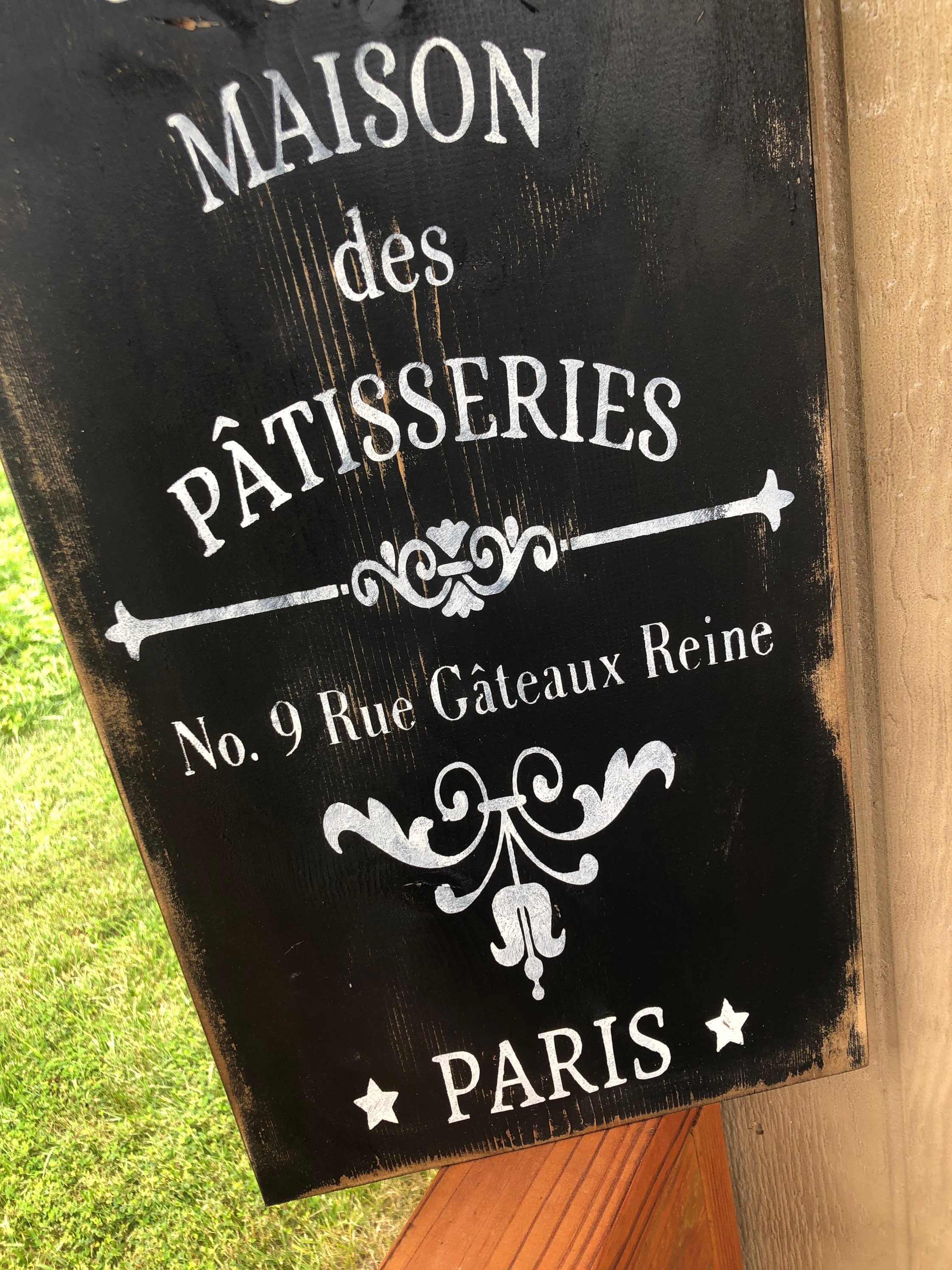 French Country Sign / Patisserie Sign / Paris Sign / Farmhouse Sign ...
