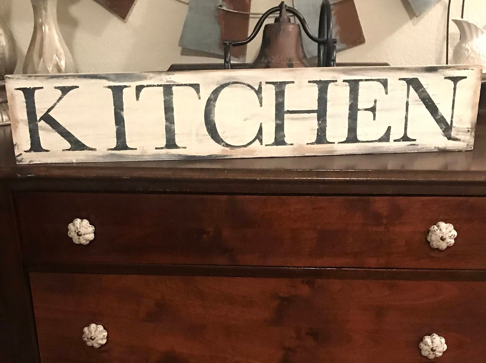 Kitchen Sign / Rustic Kitchen Decor / Large Kitchen Sign / - Etsy