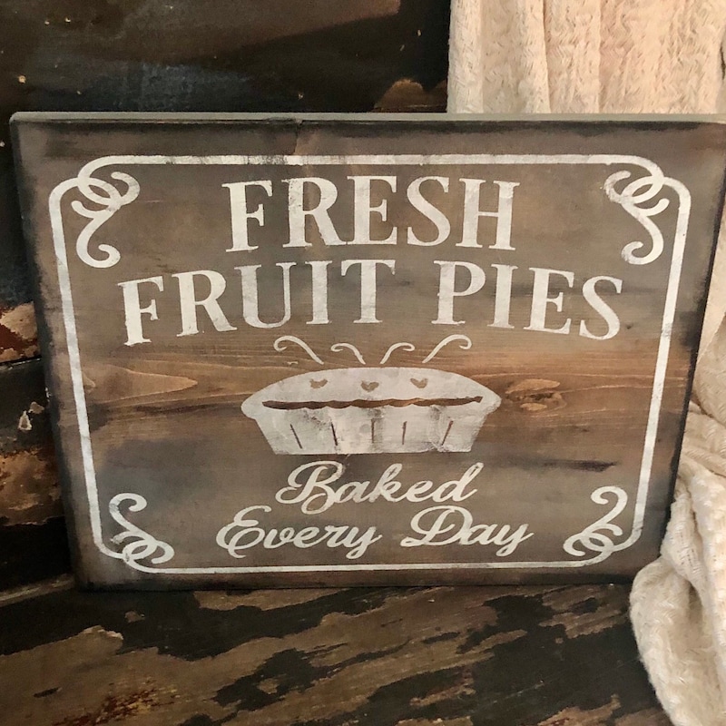 Fresh Baked Pies Sign - Etsy