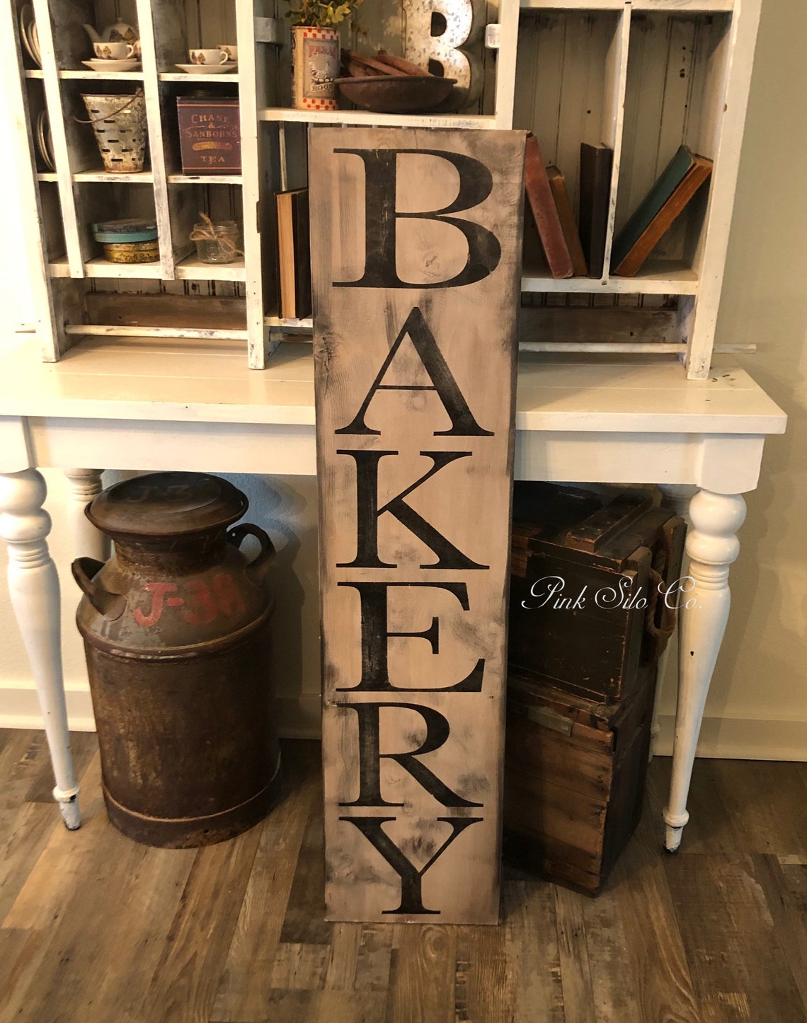 Huge Bakery Sign / Vintage Farmhouse Sign / Rustic Wall Decor | Etsy