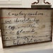 Large Recipe Sign / Vintage Inspired Kitchen Sign / Cowboy Cookies ...