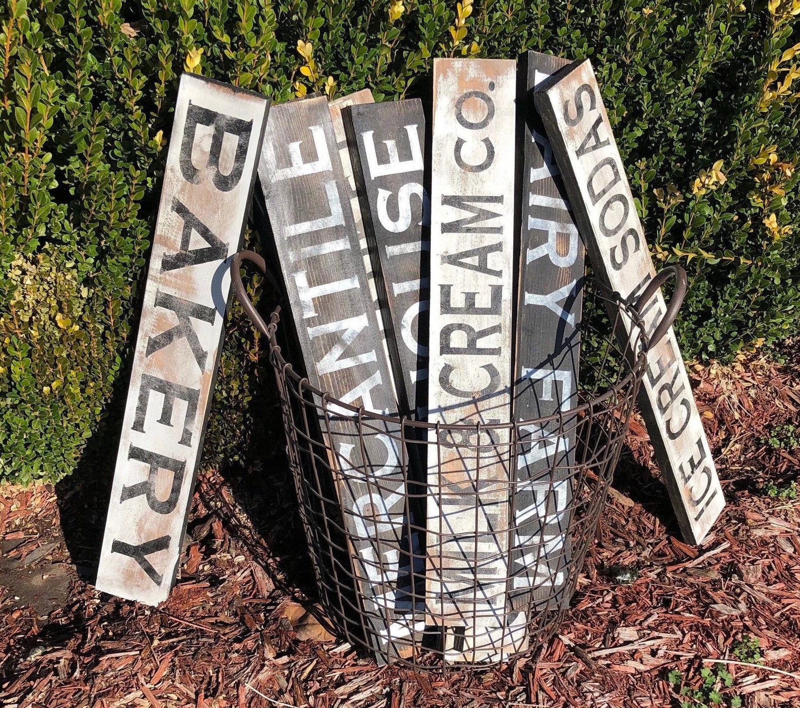 You Pick / Mini Signs / Farmhouse Sign / Rustic Sign / Milk - Etsy