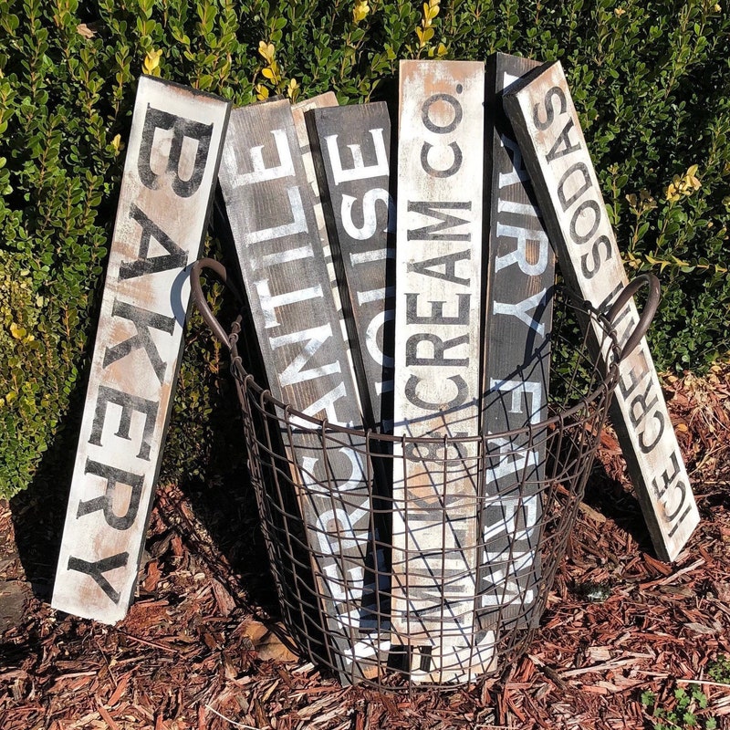Mini Farmhouse Signs - Etsy