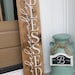 Hand Painted Blessed Wood Sign: Farmhouse Vertical Porch Decor - Etsy