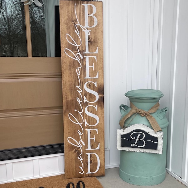 Blessed Sign - Etsy