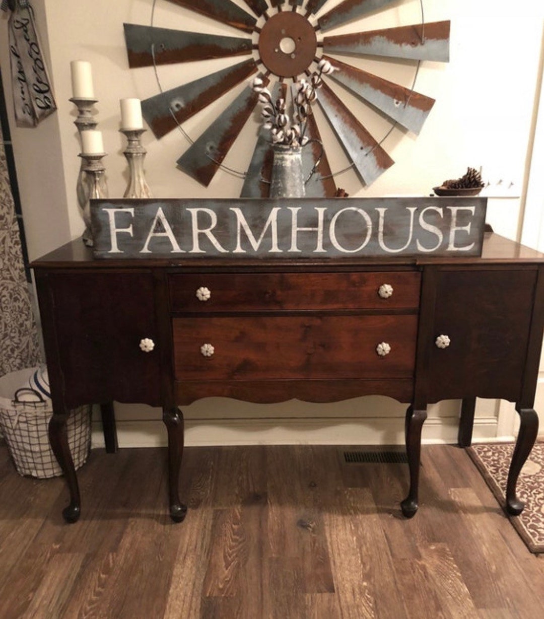 Farmhouse Sign / 3,4 or 5 Ft Farmhouse Sign / Rustic Sign / Farmhouse ...