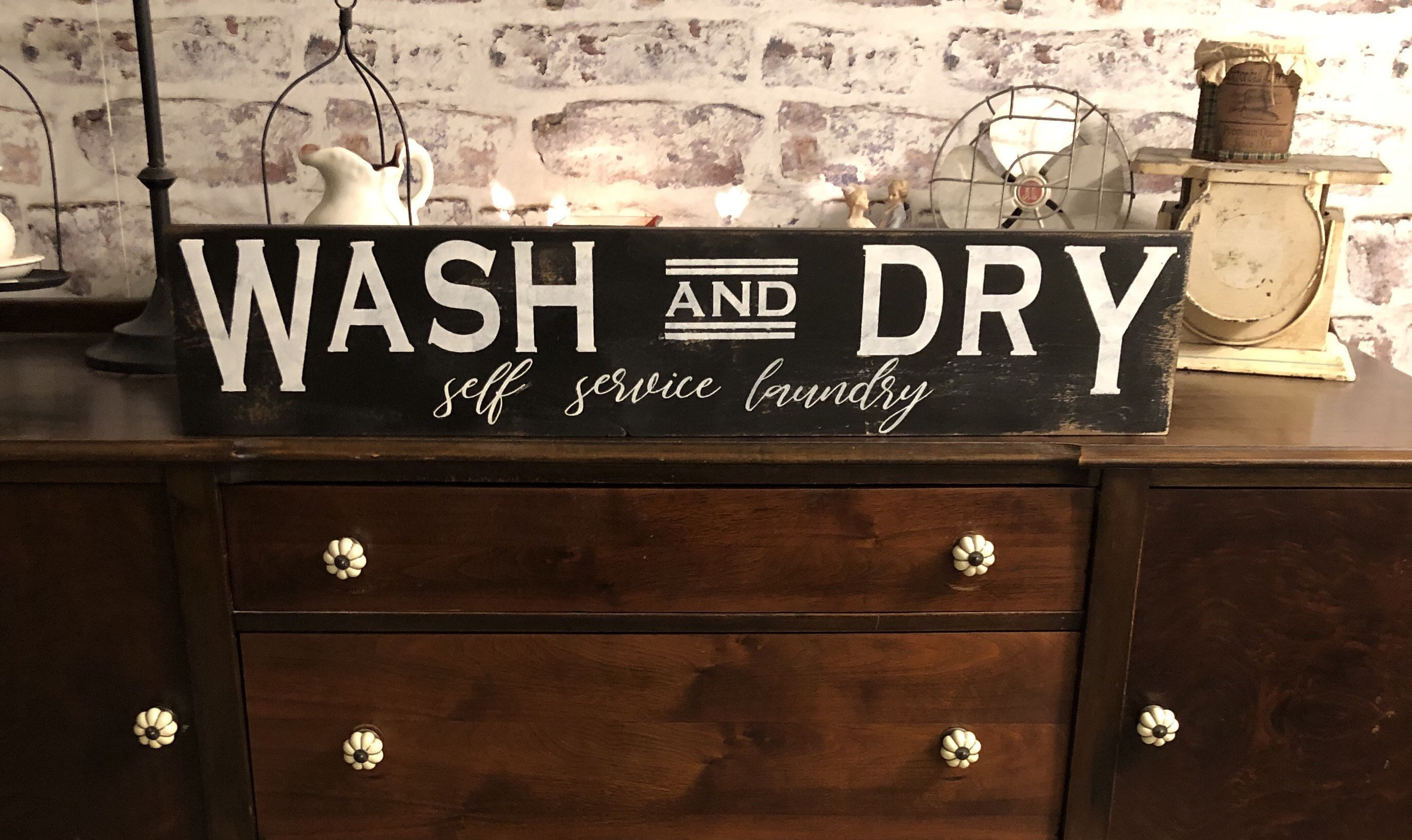 Laundry Sign / Rustic Laundry Sign / Wash and Dry Sign / - Etsy