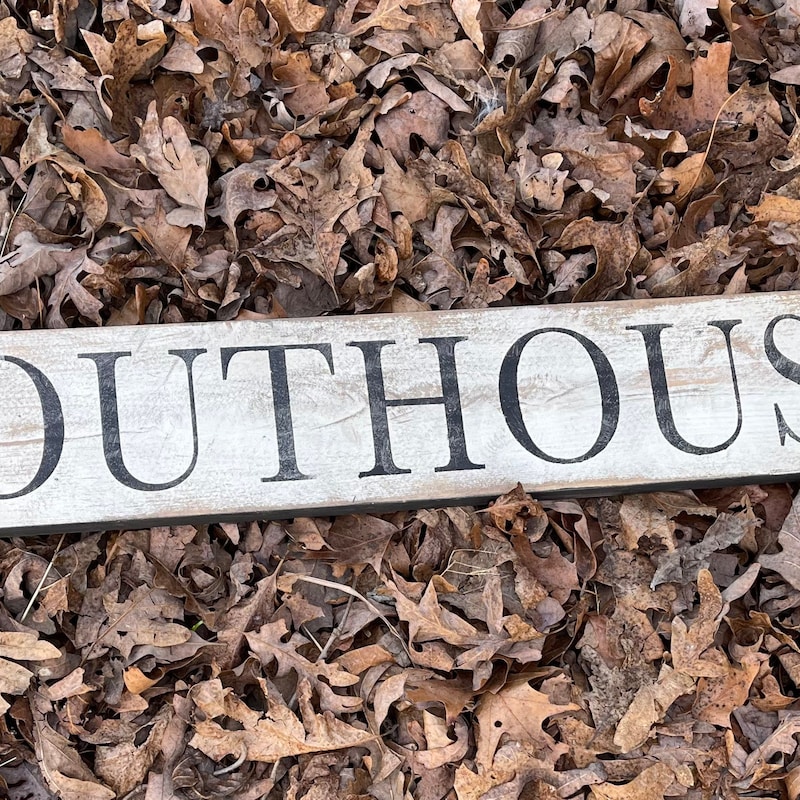 Outhouse Sign - Etsy