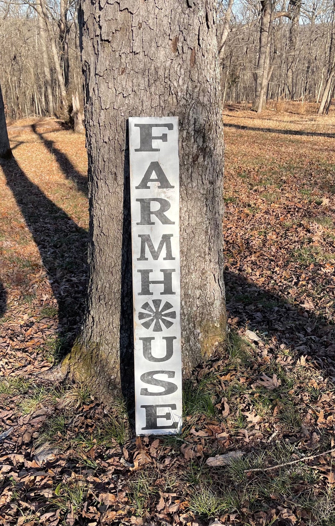 Vertical Farmhouse Sign / Huge Farmhouse Sign / 4 Ft or 5 Ft / Large ...