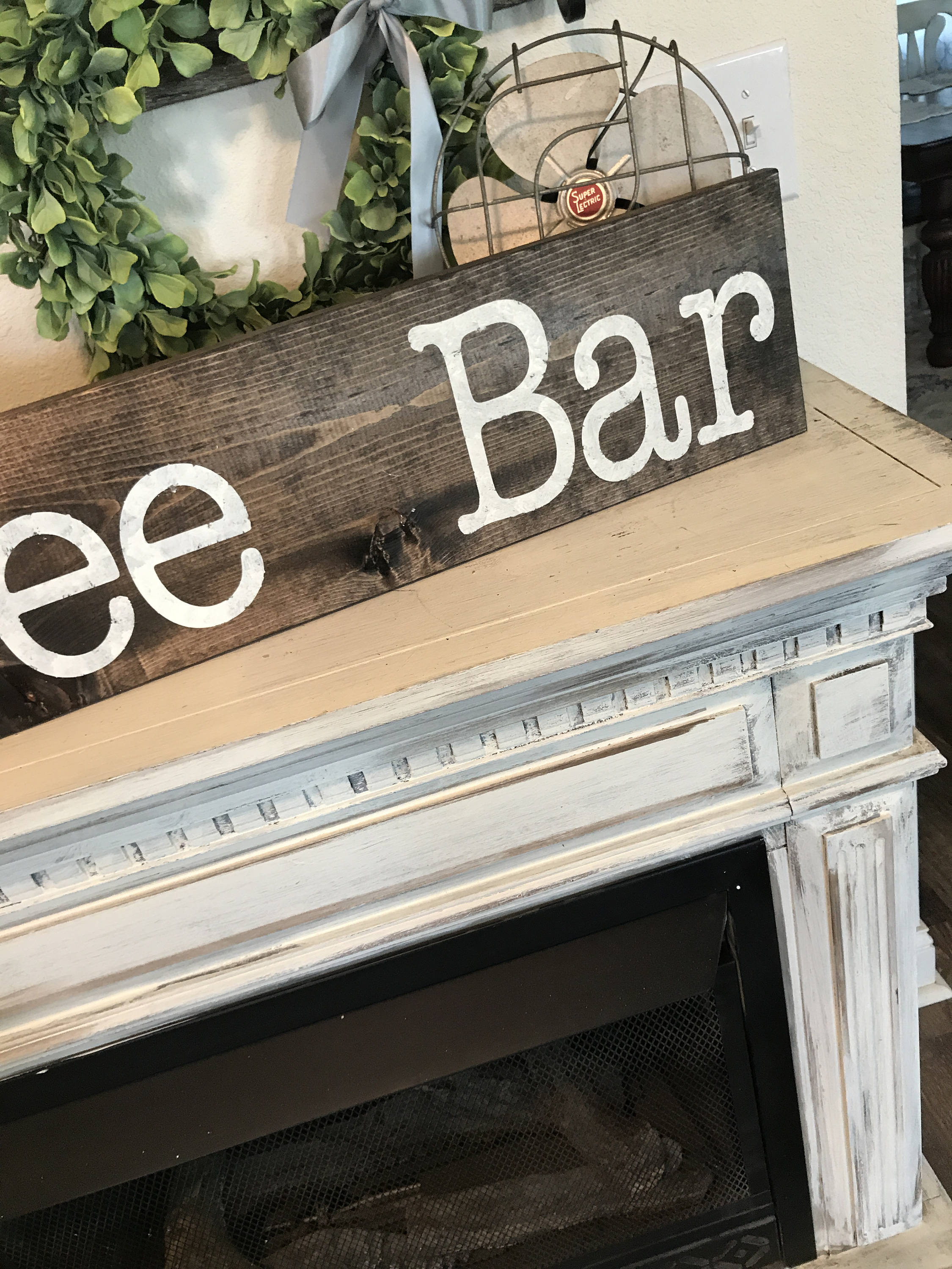 Large Coffee bar sign / 3 or 4 ft / coffee sign / kitchen | Etsy