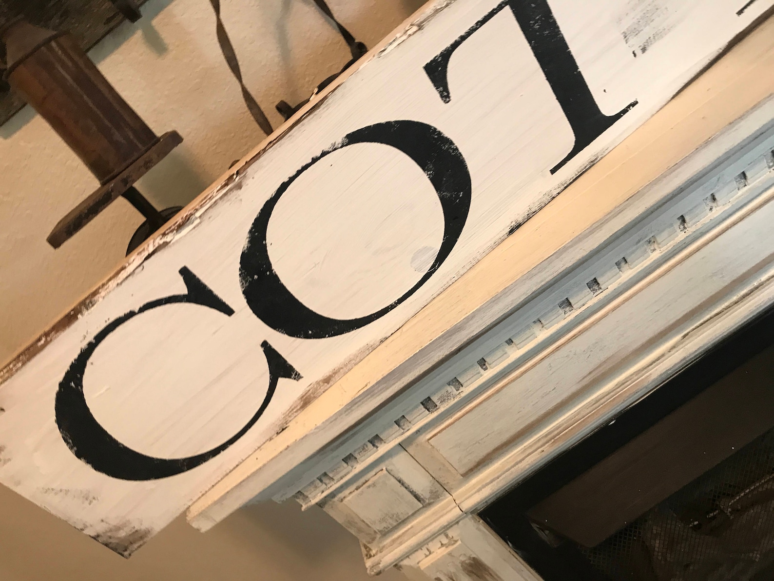 Cotton Sign / You Pick Size /farmhouse Sign / Hand Painted Distressed ...