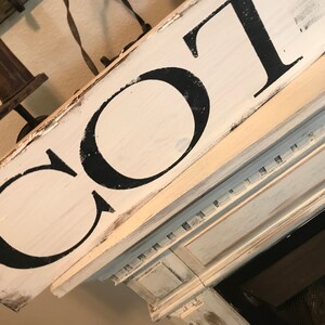 Cotton Sign / You Pick Size /farmhouse Sign / Hand Painted Distressed ...
