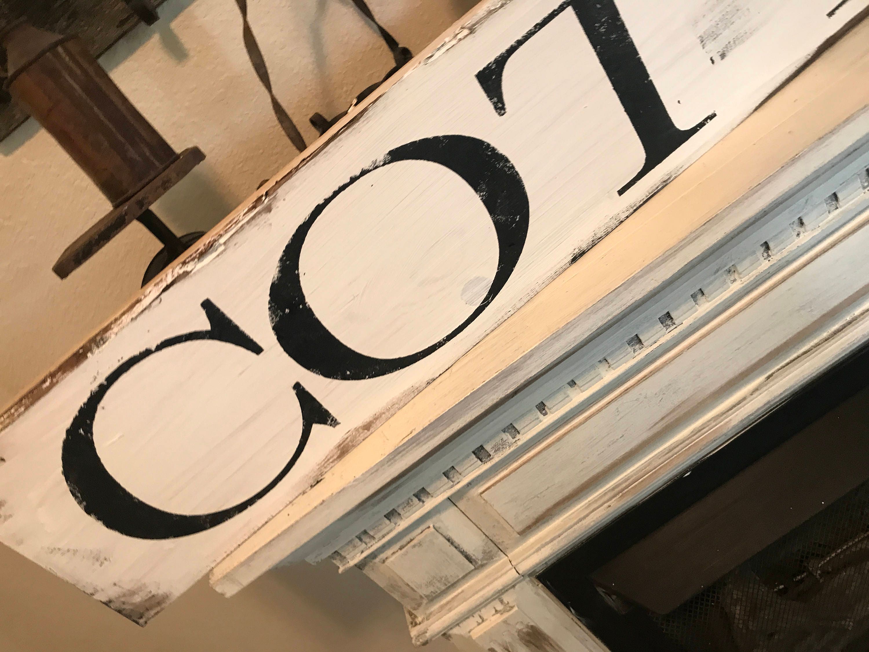 Cotton Sign / You Pick Size /farmhouse Sign / Hand Painted Distressed ...