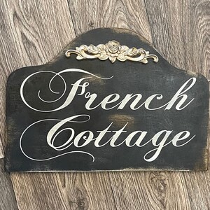 French Country Sign / French Cottage Sign / Farmhouse Sign / - Etsy