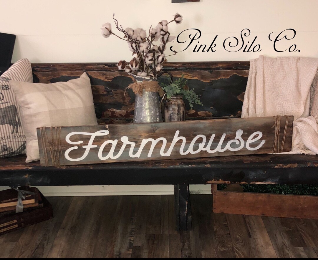 Farmhouse Sign / Rustic Farmhouse Sign / Rustic Sign / Farmhouse Wall ...