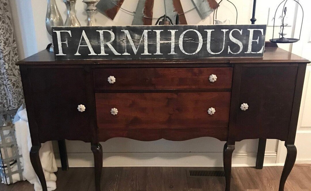 Farmhouse Sign / 3,4 or 5 Ft Farmhouse Sign / Rustic Sign / Farmhouse ...