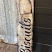 Buttermilk Biscuits Recipe Card Sign / Farmhouse Sign / Vintage Recipe ...