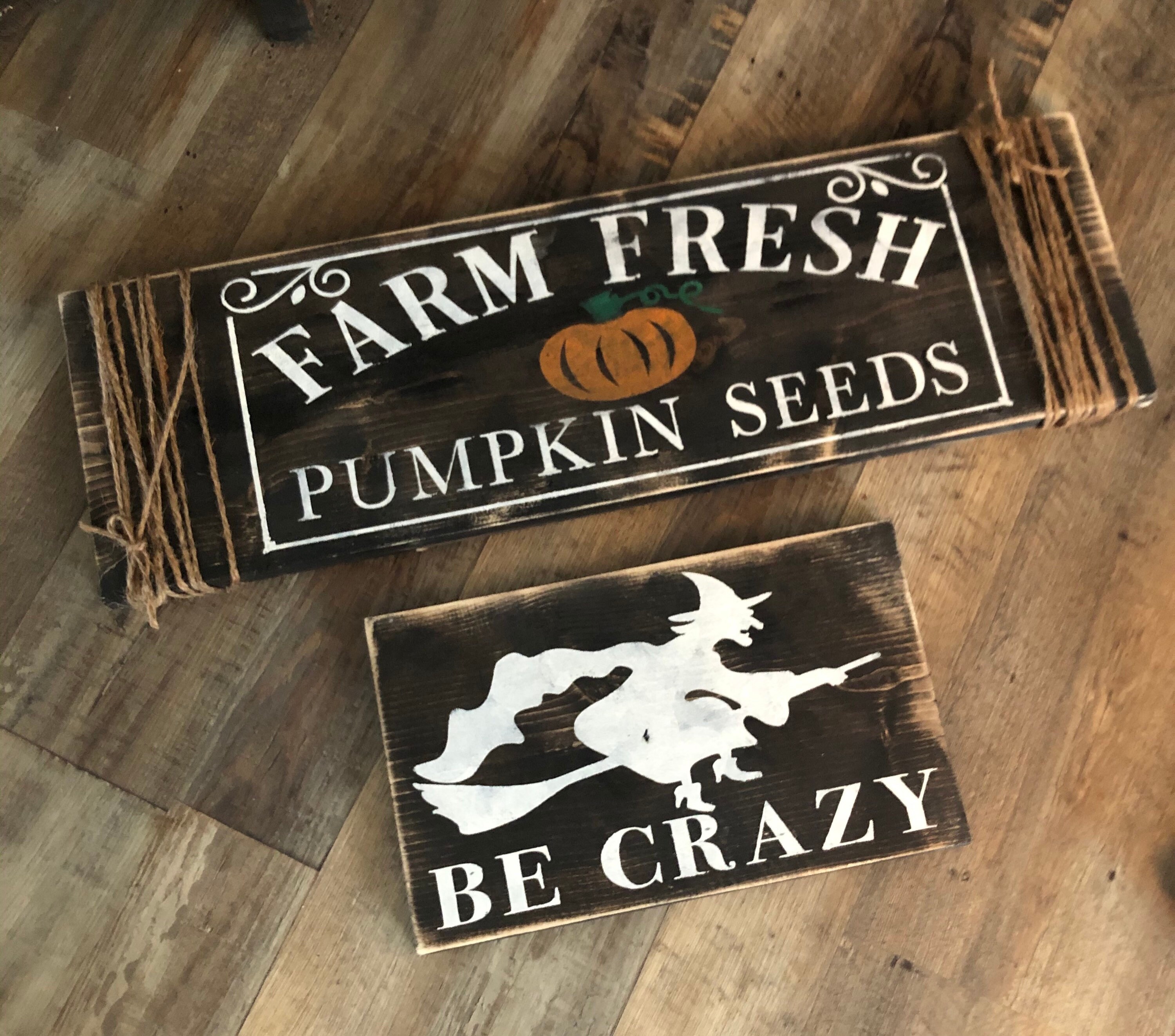 Farmhouse Fall Signs / You Pick / Fall Signs / Halloween Signs - Etsy