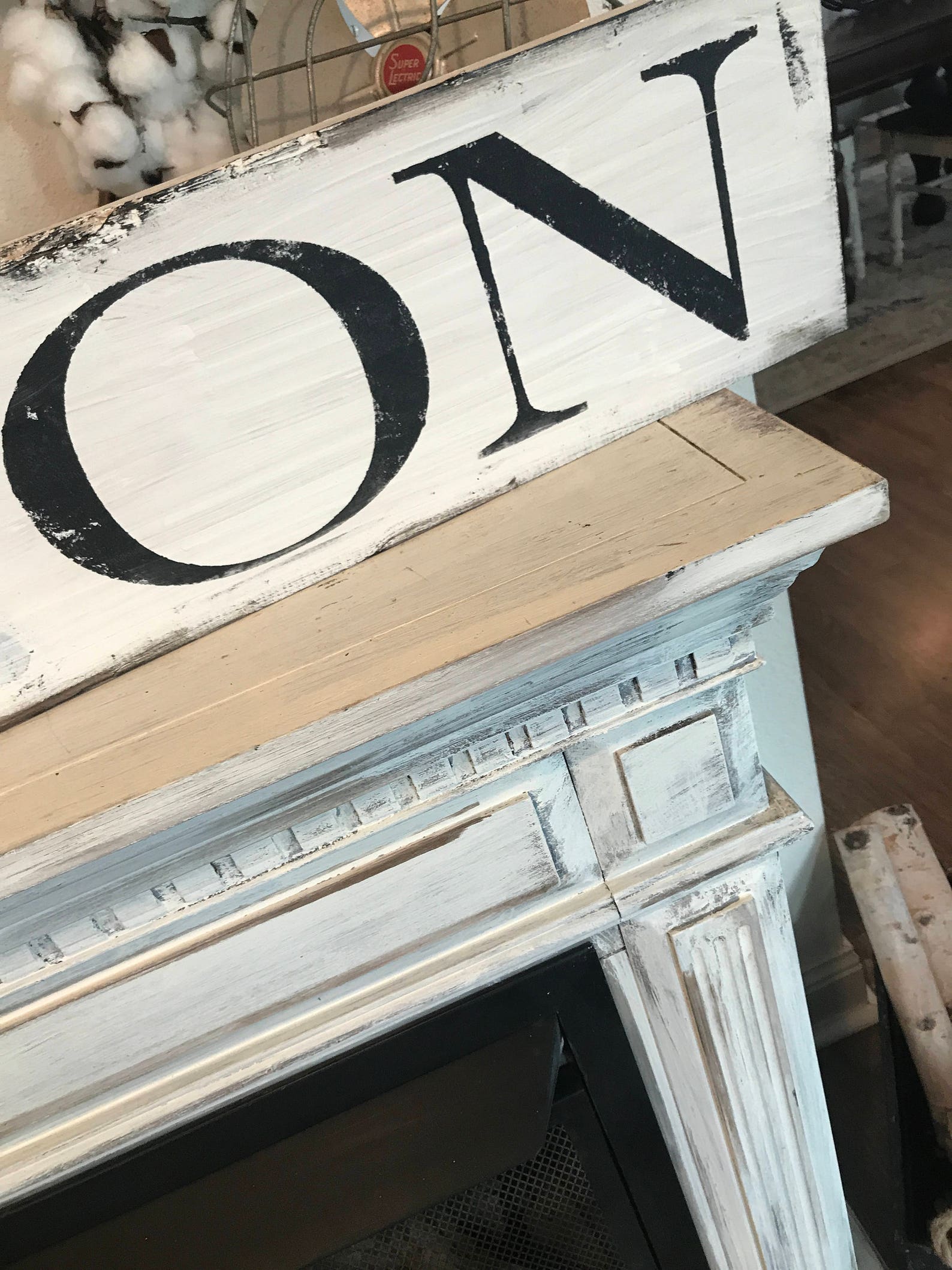 Cotton Sign / You Pick Size /farmhouse Sign / Hand Painted | Etsy