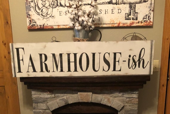 Huge Farmhouse Sign / Farmhouse Wall Decor / Distressed - Etsy