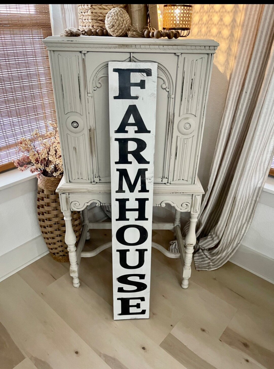 Vertical Farmhouse Sign / Huge Farmhouse Sign / Modern Farmhouse Sign ...