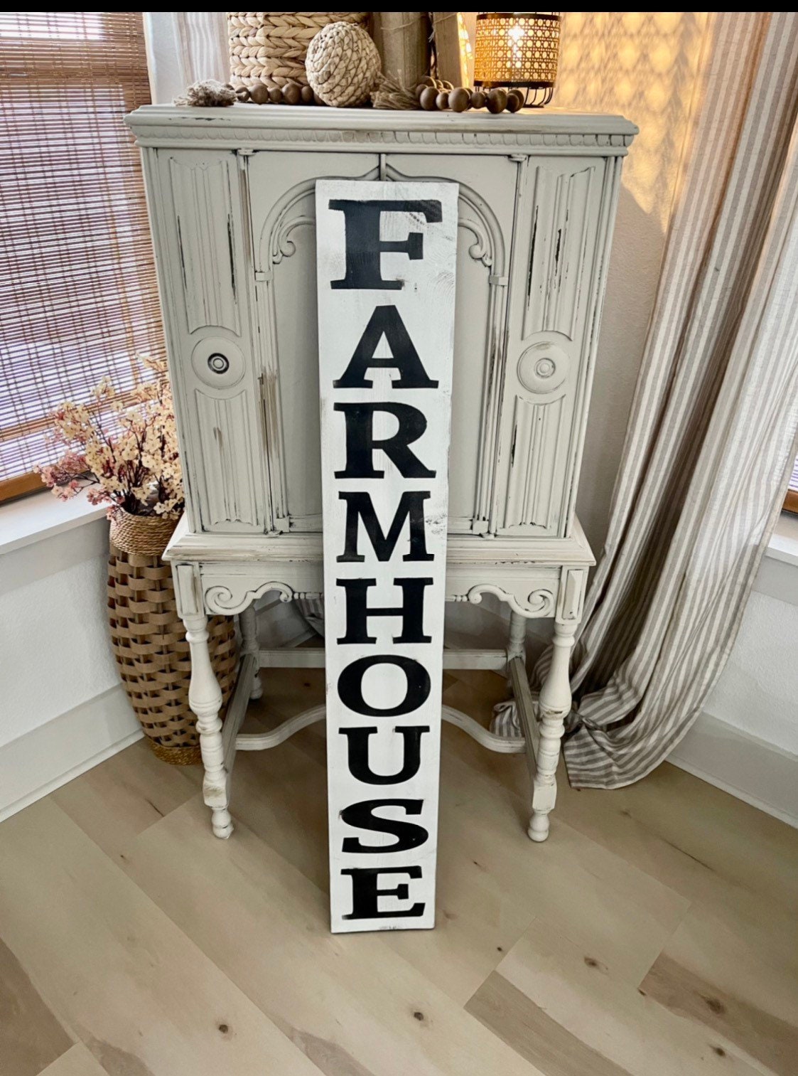 Vertical Farmhouse Sign / Huge Farmhouse Sign / Modern - Etsy