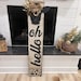 Large Cow Sign / Oh Hello Sign / Western Sign / Cow Print Porch Sign - Etsy