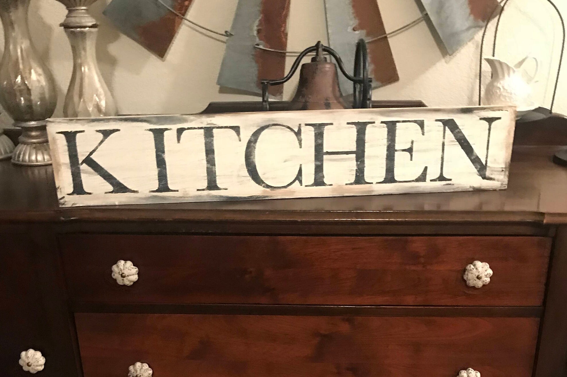 Kitchen Sign / Rustic Kitchen Decor / Large Kitchen Sign / - Etsy