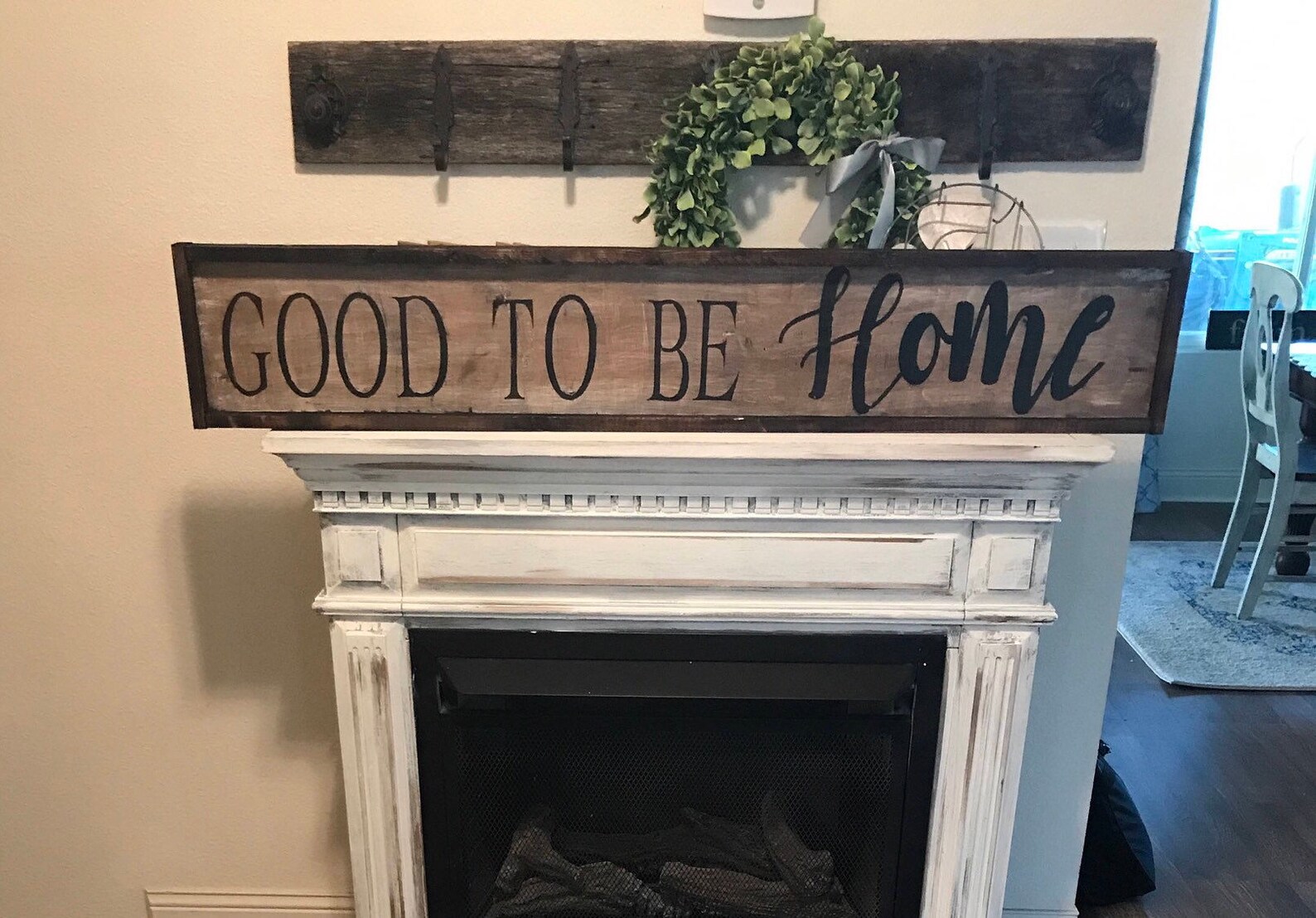 Good to Be Home Sign / Large 4 Ft Sign / Distressed Sign / - Etsy