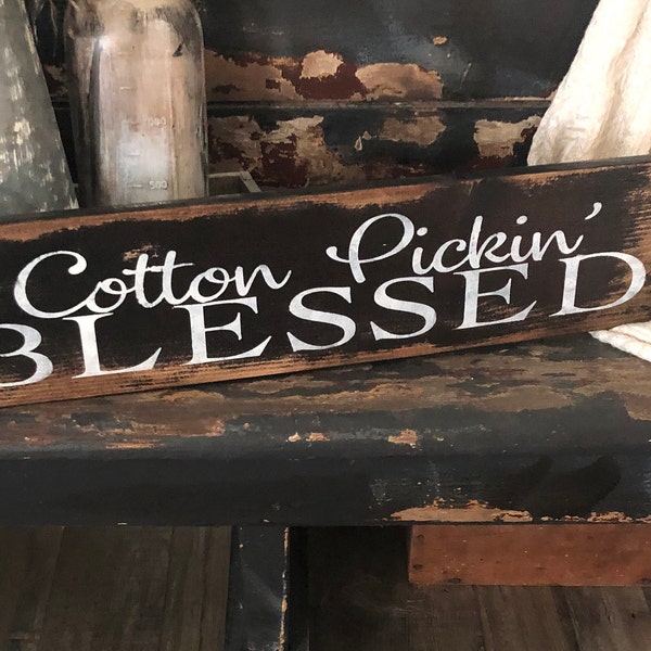 Cotton Sign - Etsy