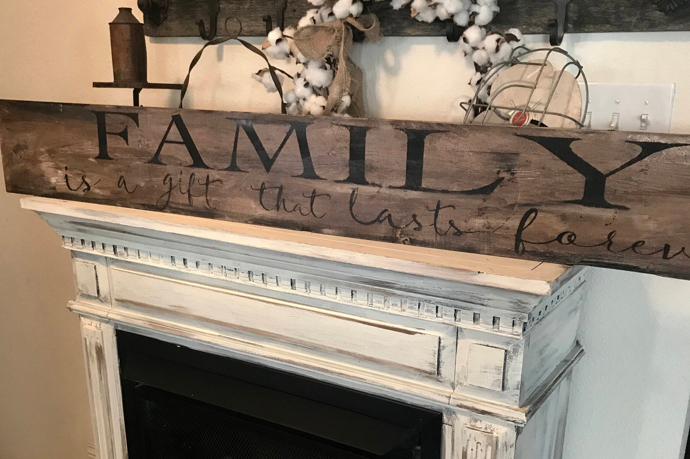 Family is a Gift That Lasts Forever Sign / Huge 4 or 5 Ft Sign | Etsy