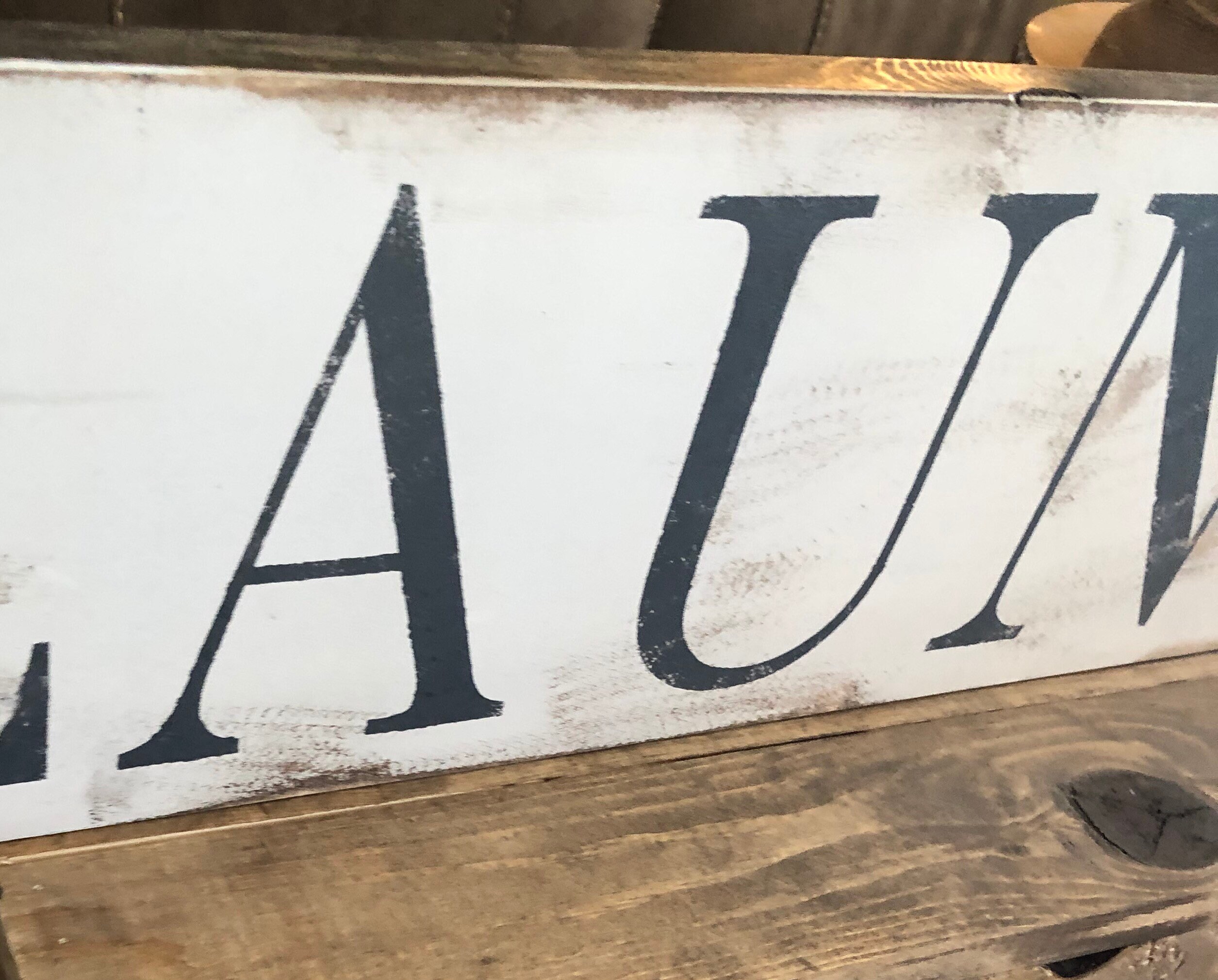 Large Laundry Sign / Rustic Laundry Sign / Farmhouse Wall - Etsy
