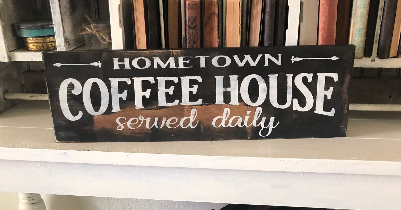 Coffee Sign / Coffee House Sign / Farmhouse Coffee Sign / - Etsy