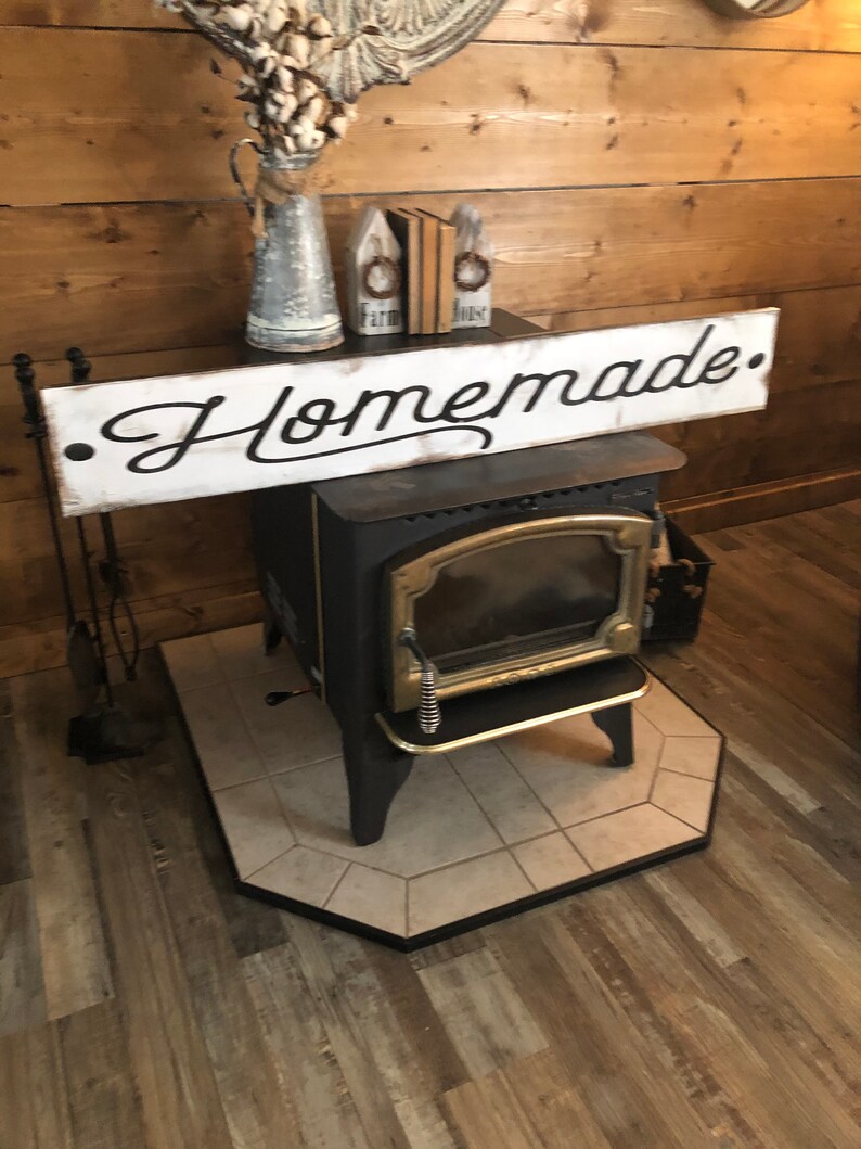 Homemade Sign / Vintage Homemade Sign / Farmhouse Sign / - Etsy