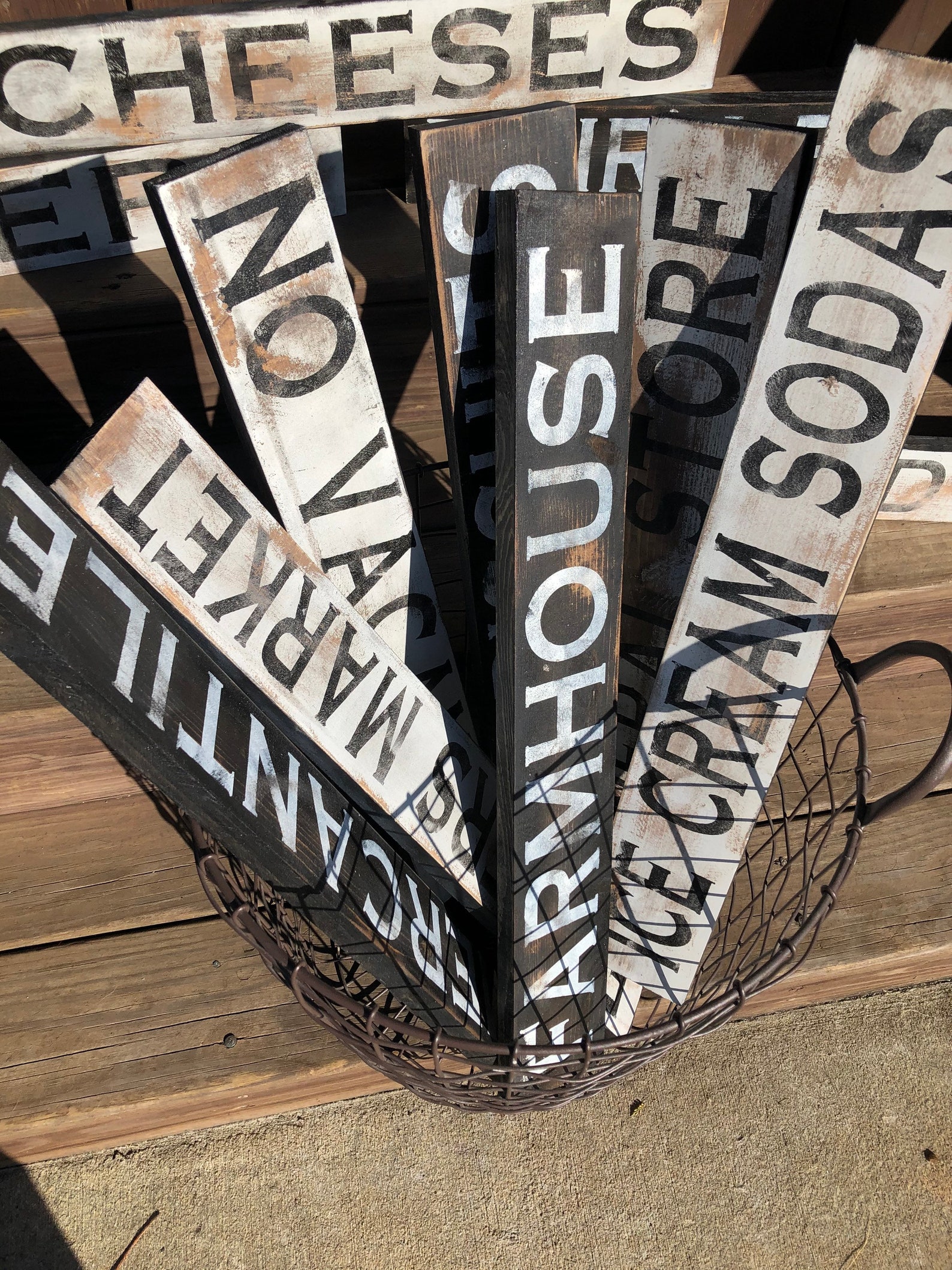 You Pick / Mini Signs / Farmhouse Sign / Rustic Sign / Milk - Etsy