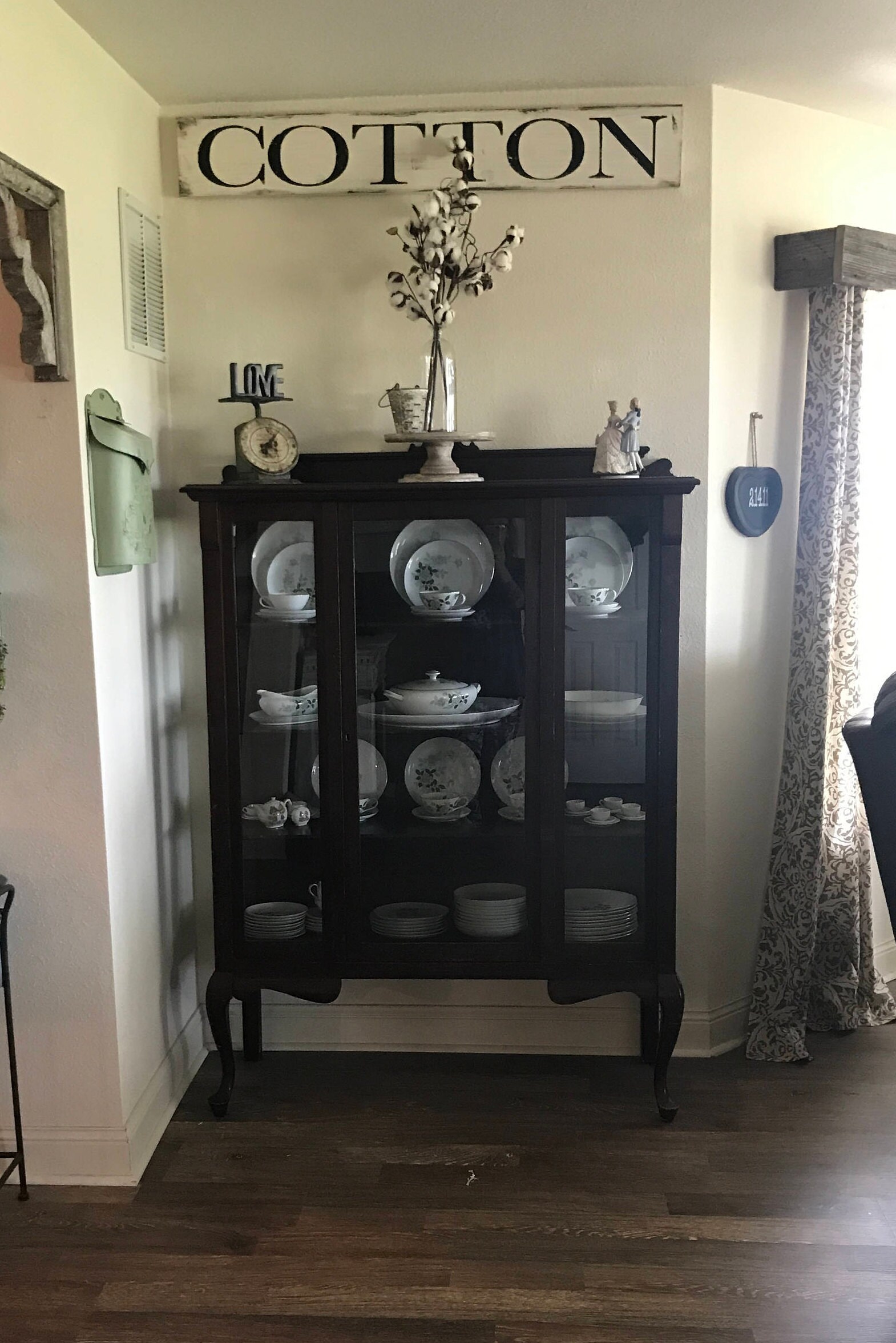 Cotton Sign / You Pick Size /farmhouse Sign / Hand Painted Distressed ...