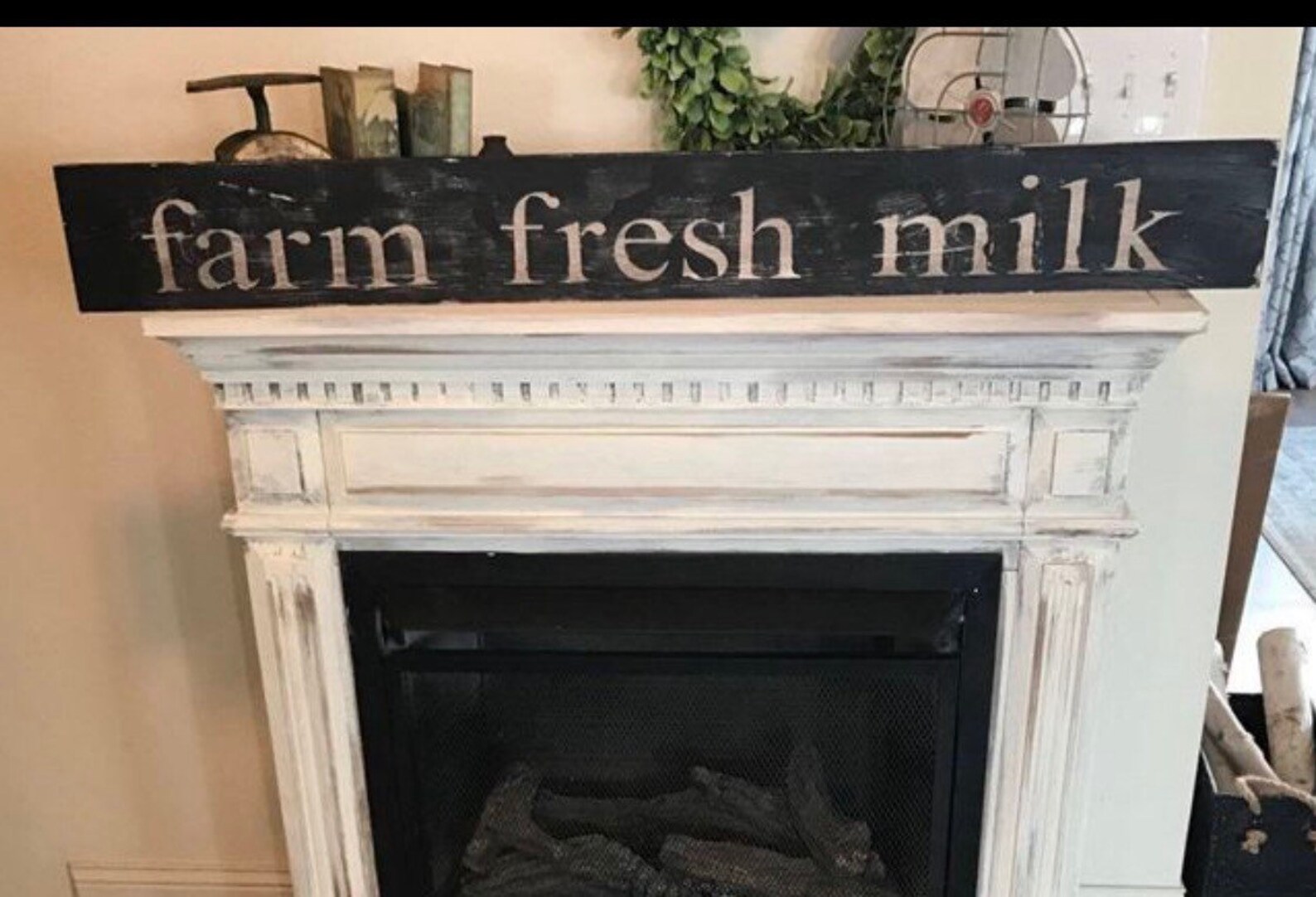 Farm Fresh Milk Sign / 34 or 5 Ft Farmhouse Sign / Rustic - Etsy
