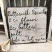 Recipe Sign / Faux Shiplap Sign / Vintage Inspired Recipe Sign ...