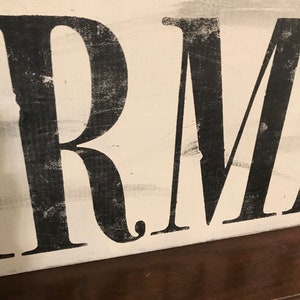 Huge Farmhouse Sign / Farmhouse Wall Decor / Distressed Farmhouse Sign ...