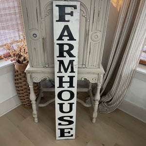 Vertical Farmhouse Sign / Huge Farmhouse Sign / Modern Farmhouse Sign ...